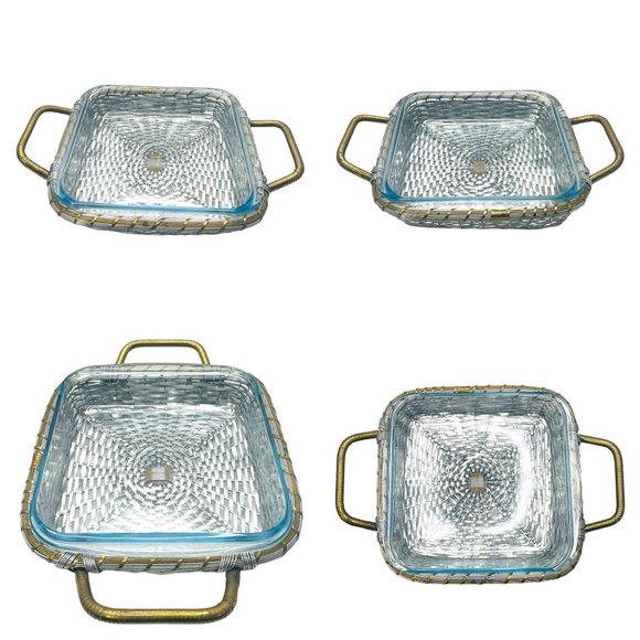 Marinex | Dining | Marinex Casserole Dishes Set Of 3 With Serving ...